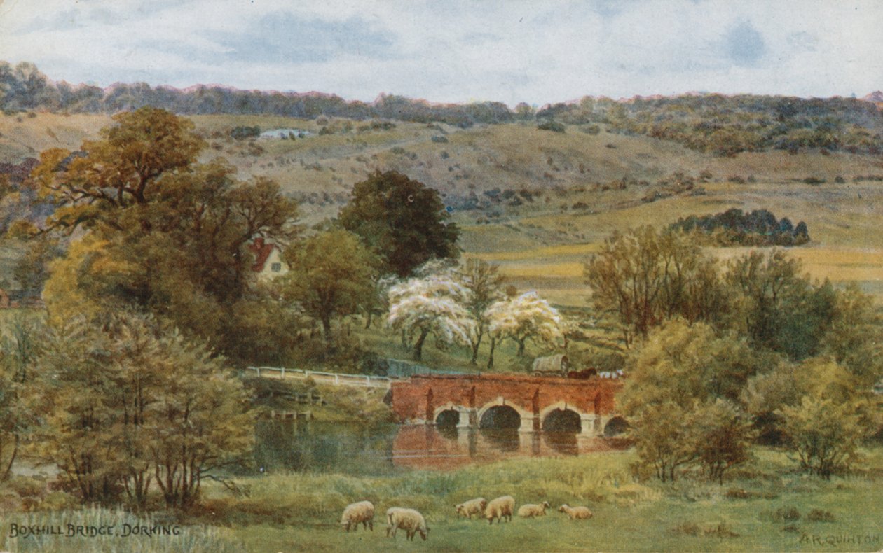 Boxhill Bridge, Dorking by Alfred Robert Quinton