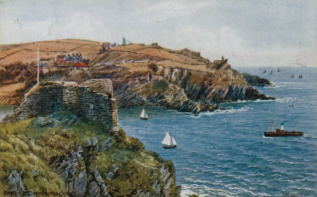 Fowey, St Catherine's Castle by Alfred Robert Quinton
