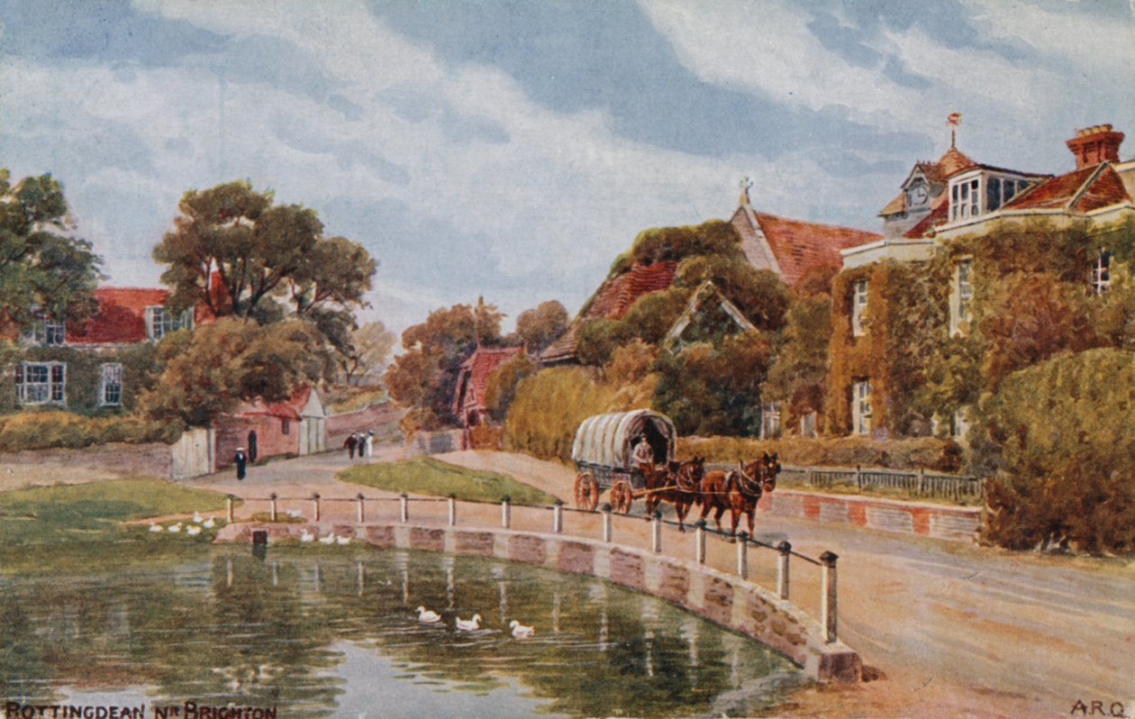 Rottingdean Near Brighton by Alfred Robert Quinton