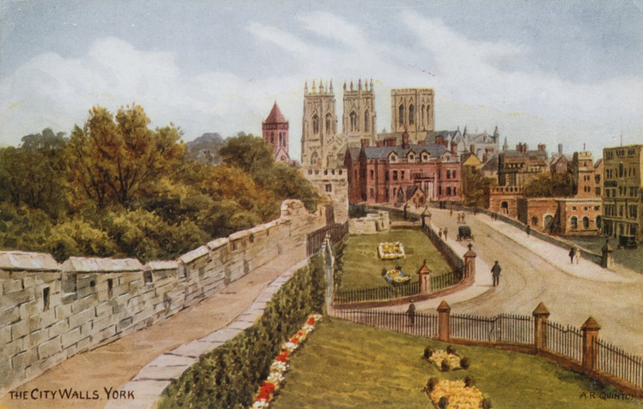 The City Walls, York by Alfred Robert Quinton
