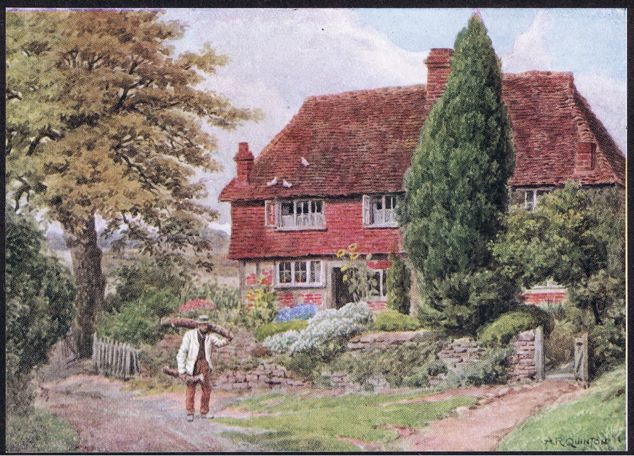 Tillington, Nr Petworth, Sussex, from The Cottages and the Village Life ...
