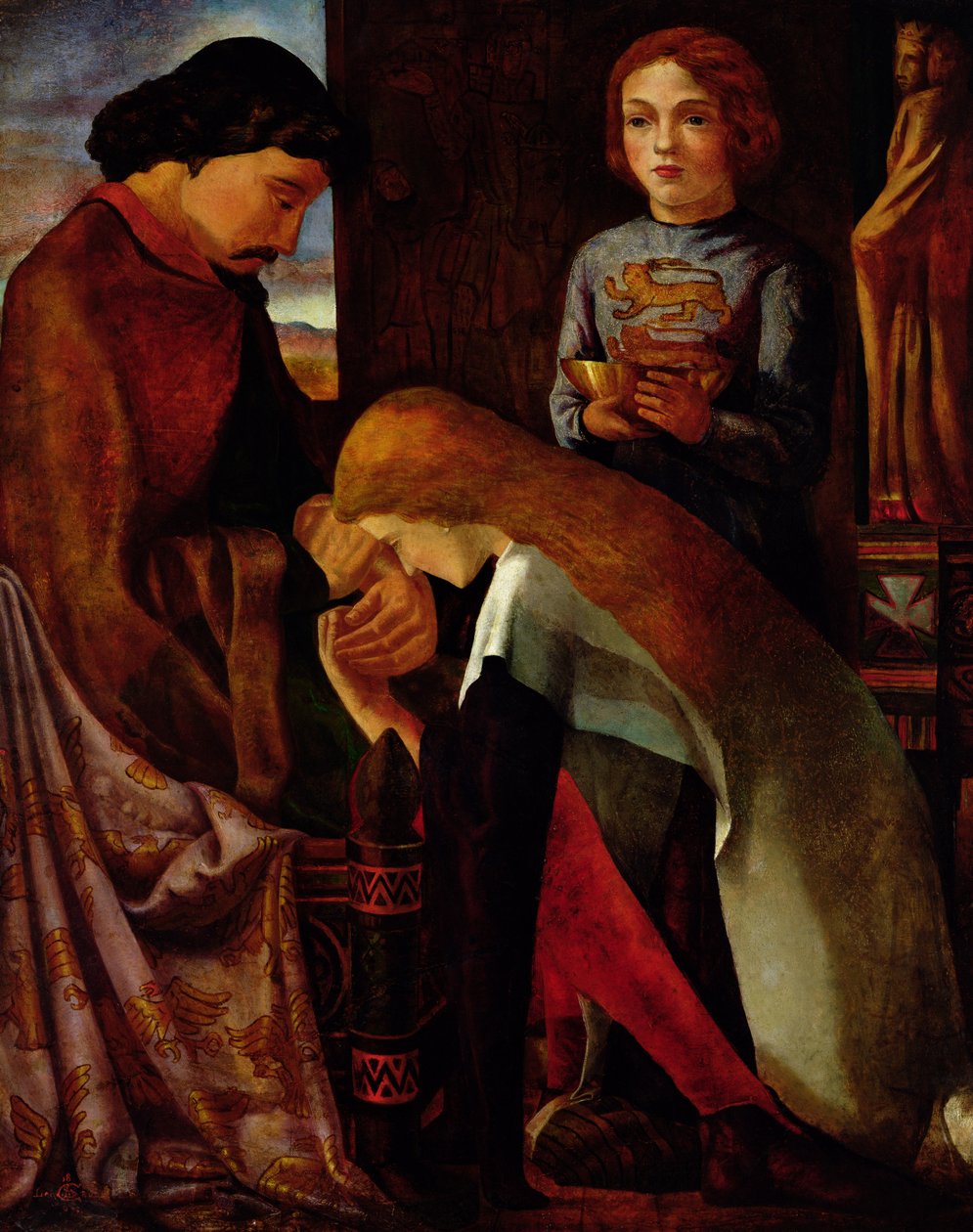 King Edward I and Eleanor by Alfred Sacheverell Coke