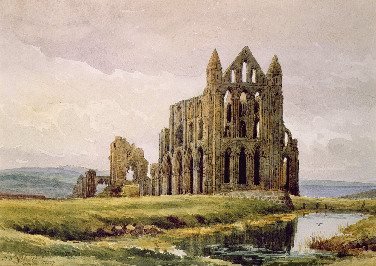 Whitby Abbey by Alfred William Rich: Buy fine art prints