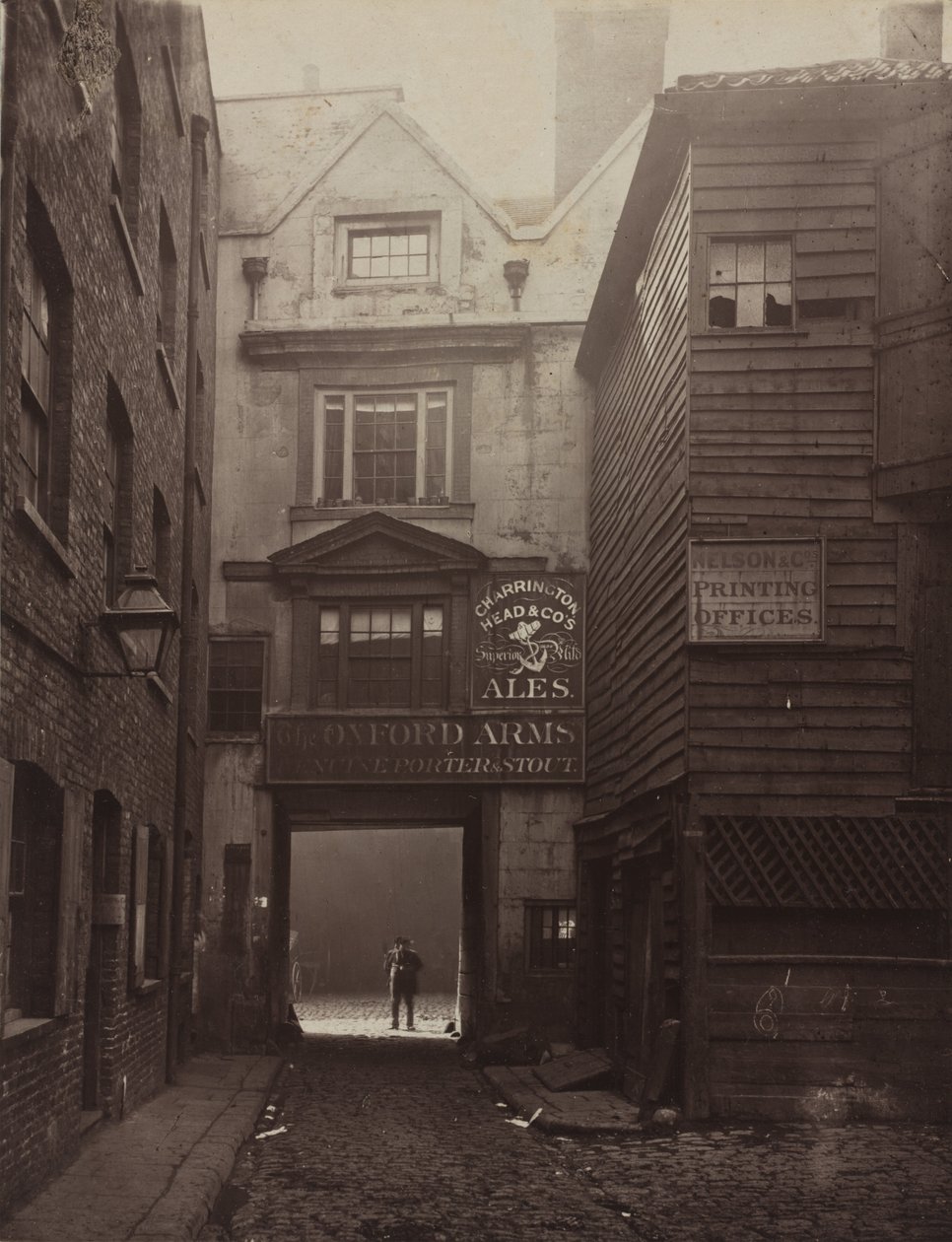 The Oxford Arms, Warwick Lane by Alfred Bool: Fine art print