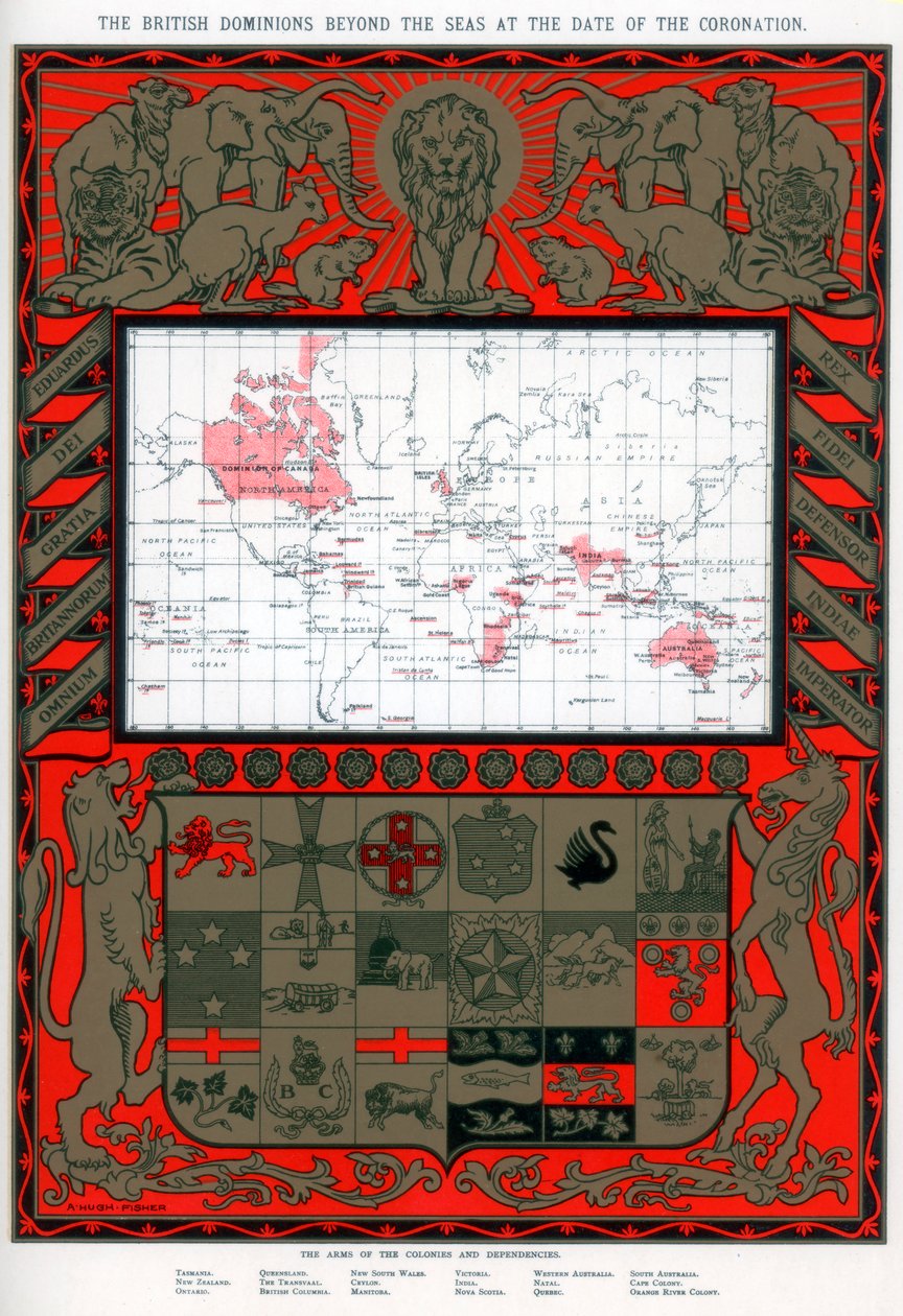 The British Dominions Beyond the Seas at the Date of the Coronation