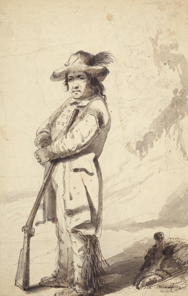 A Rocky Mountain Trapper, Bill Burrow, c.1837
