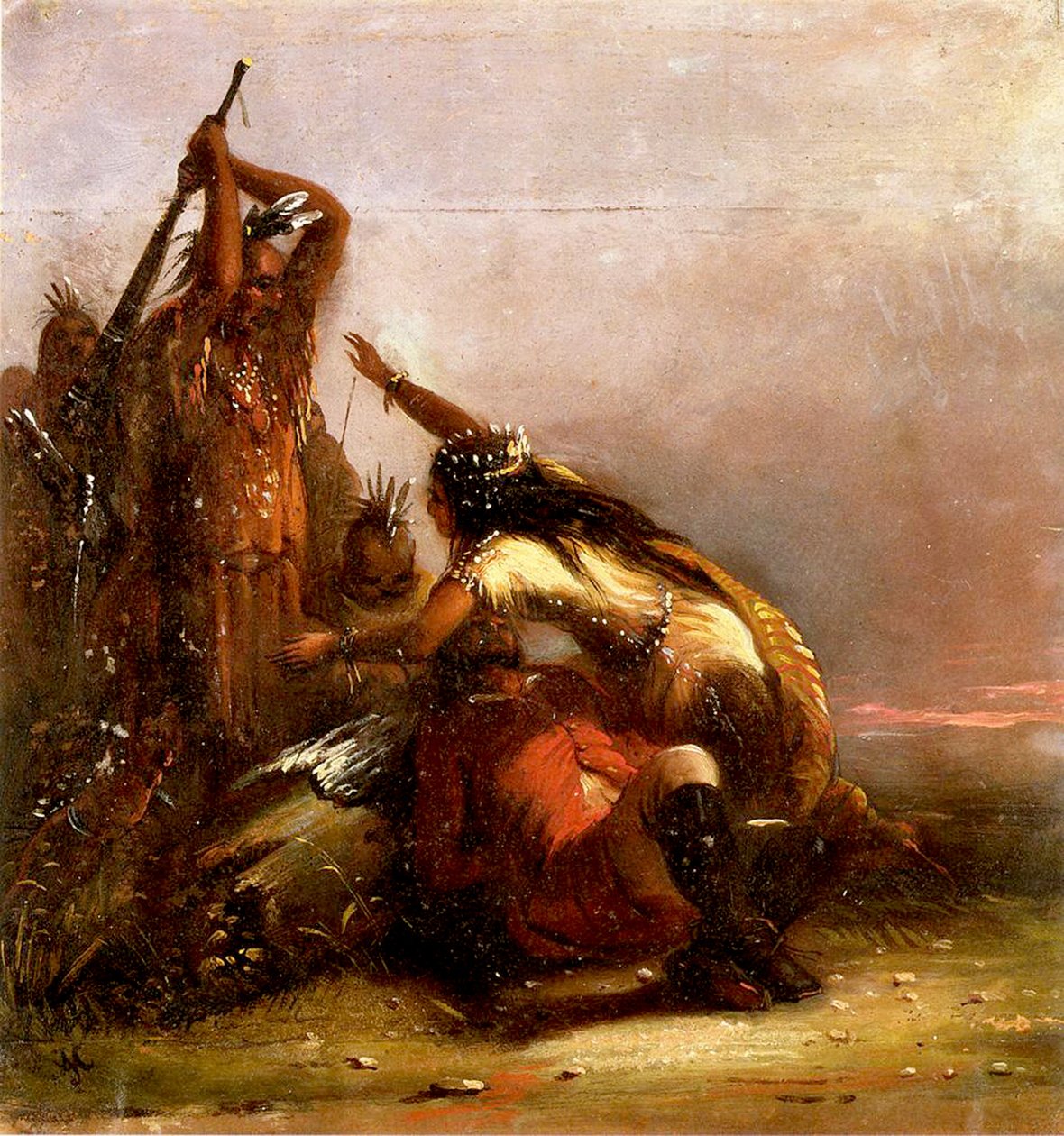 Pocahontas by Alfred Jacob Miller: Premium art reproduction