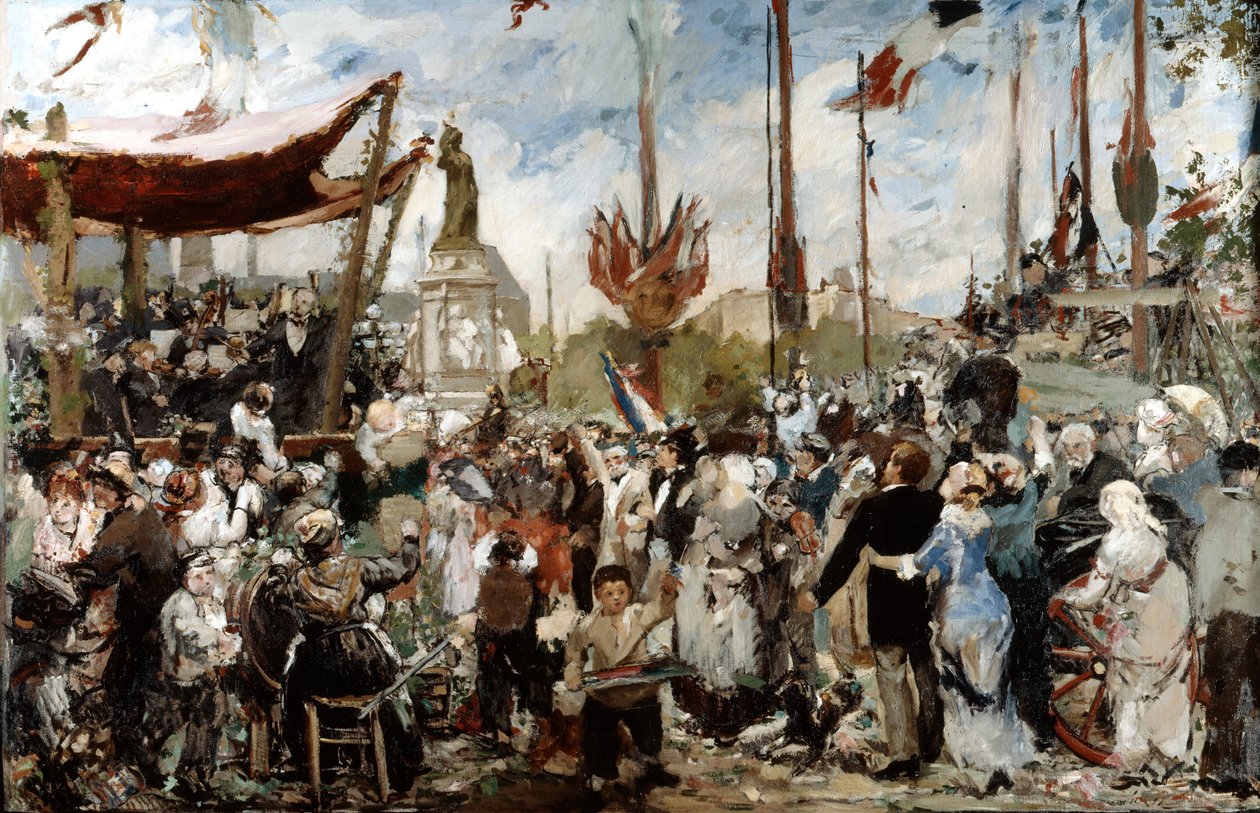 The 14th of July 1880 by Alfred Roll: Buy fine art print