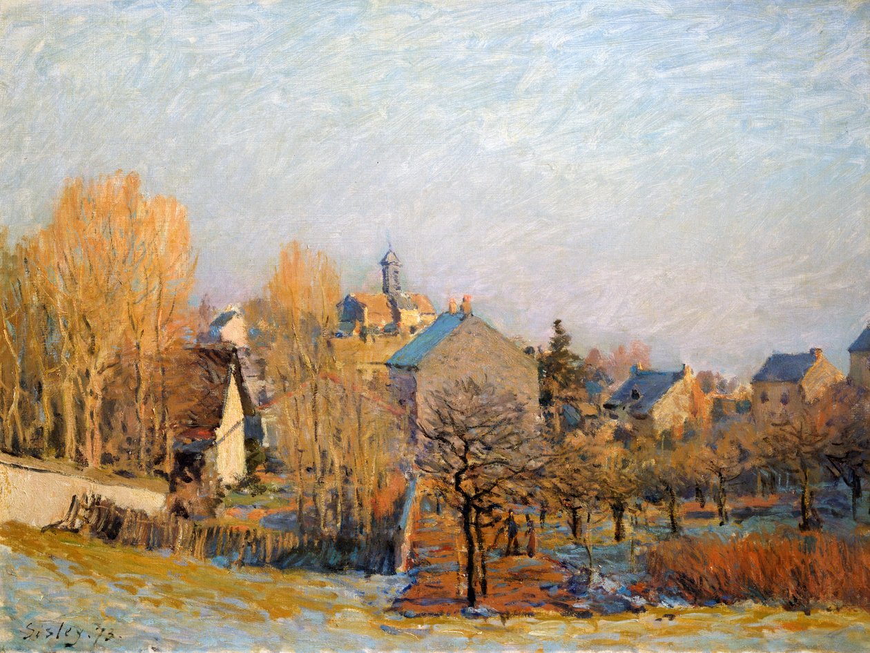 Frost in Louveciennes by Alfred Sisley: Buy fine art prints