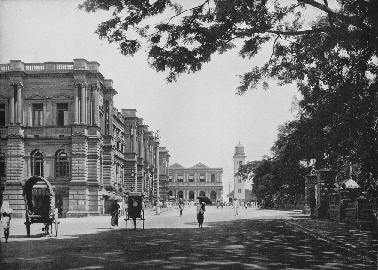 General Post Office with Entrance to Queen's House and Clock Tower in ...