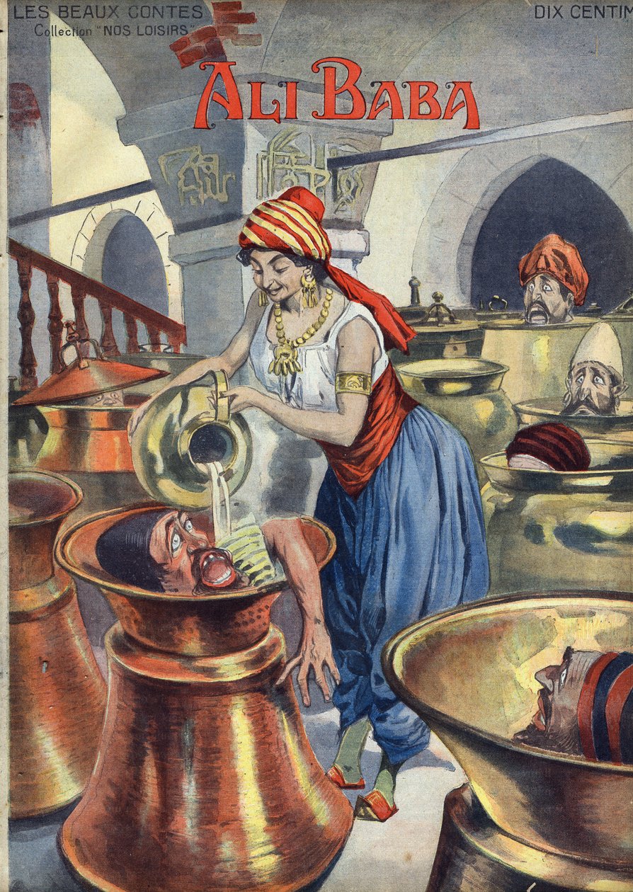 Ali Baba and the Forty Thieves. Popular tale of 1001 nights ...