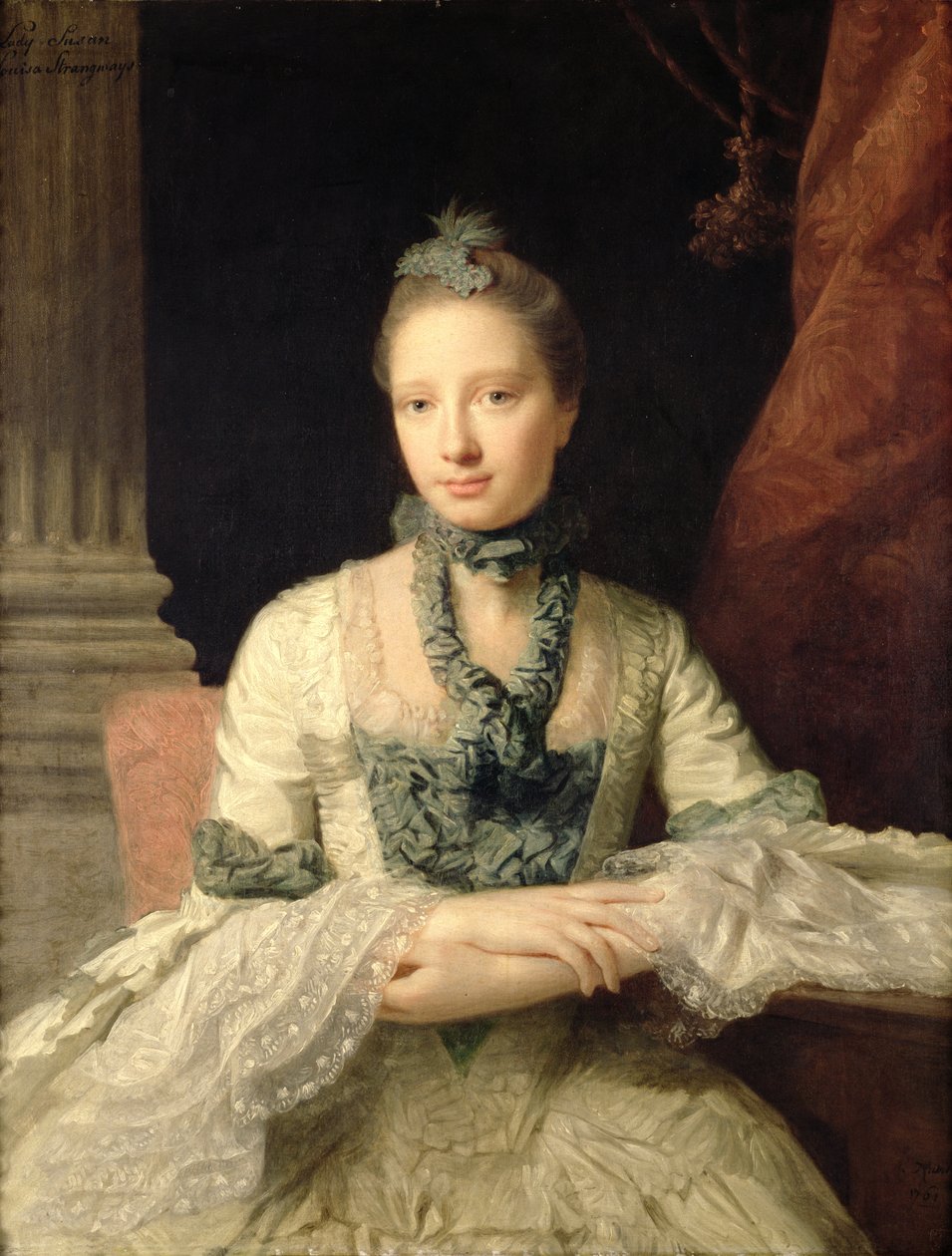 Lady Susan Fox-Strangways by Allan Ramsay: Fine art print