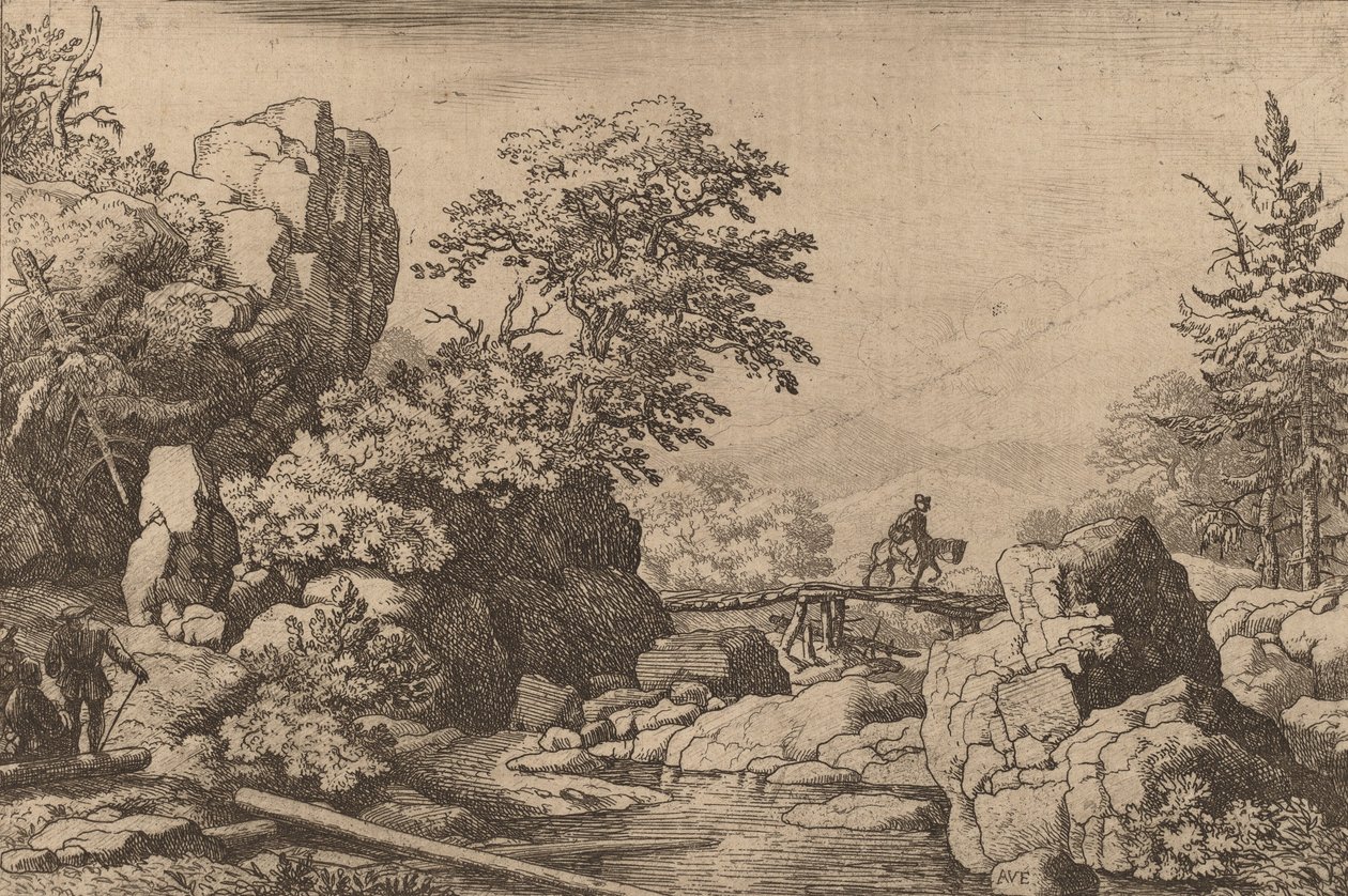 Horseman on a Bridge, probably c. 1645-1656