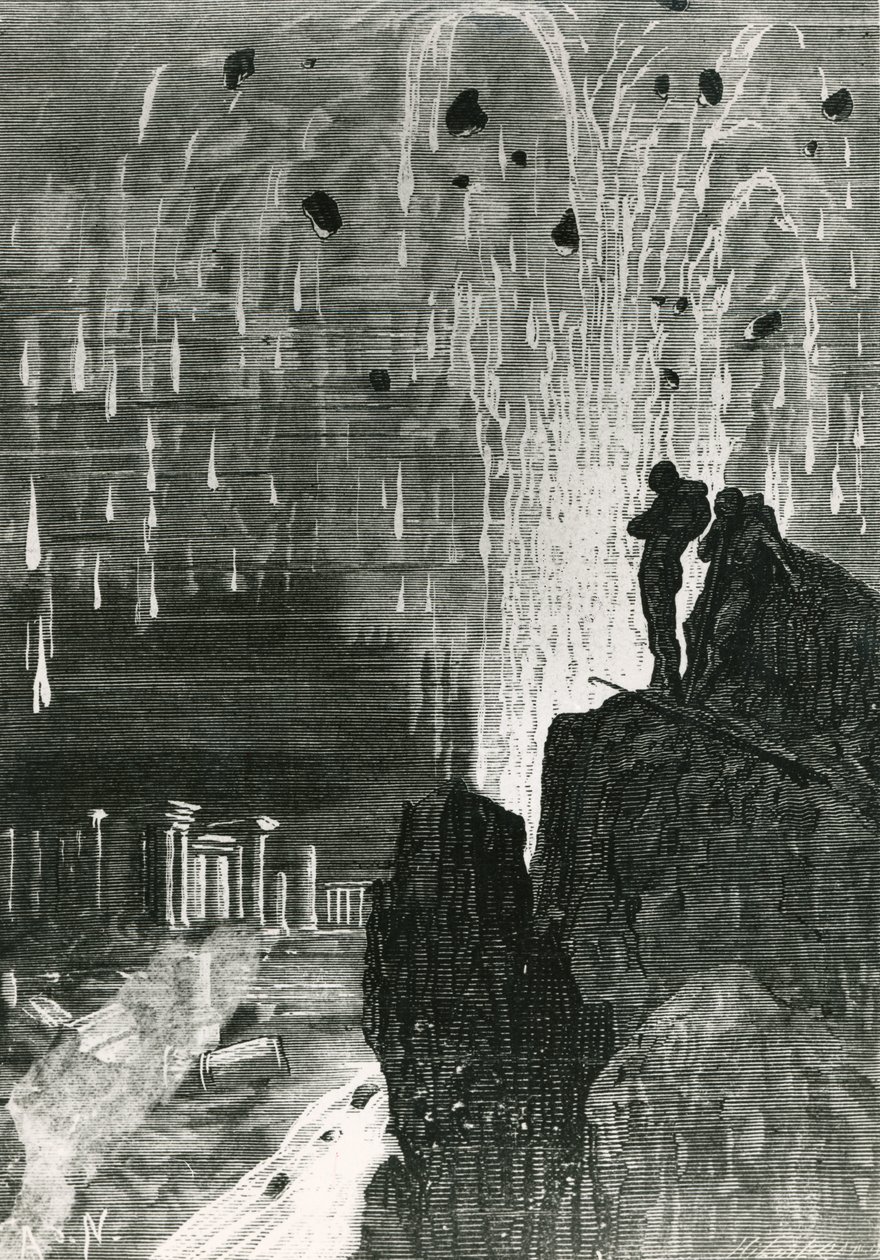 There Before My Eyes Appeared a Ruined City, from '20,000 Leagues Under ...
