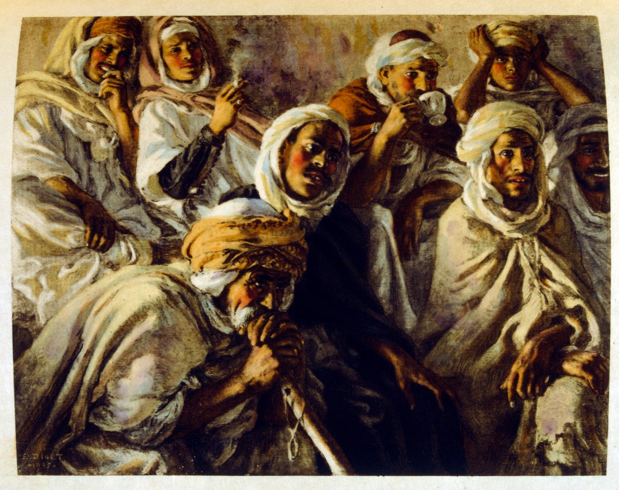 Illustration from 'Mirages' Scenes of Arab Life, 1906