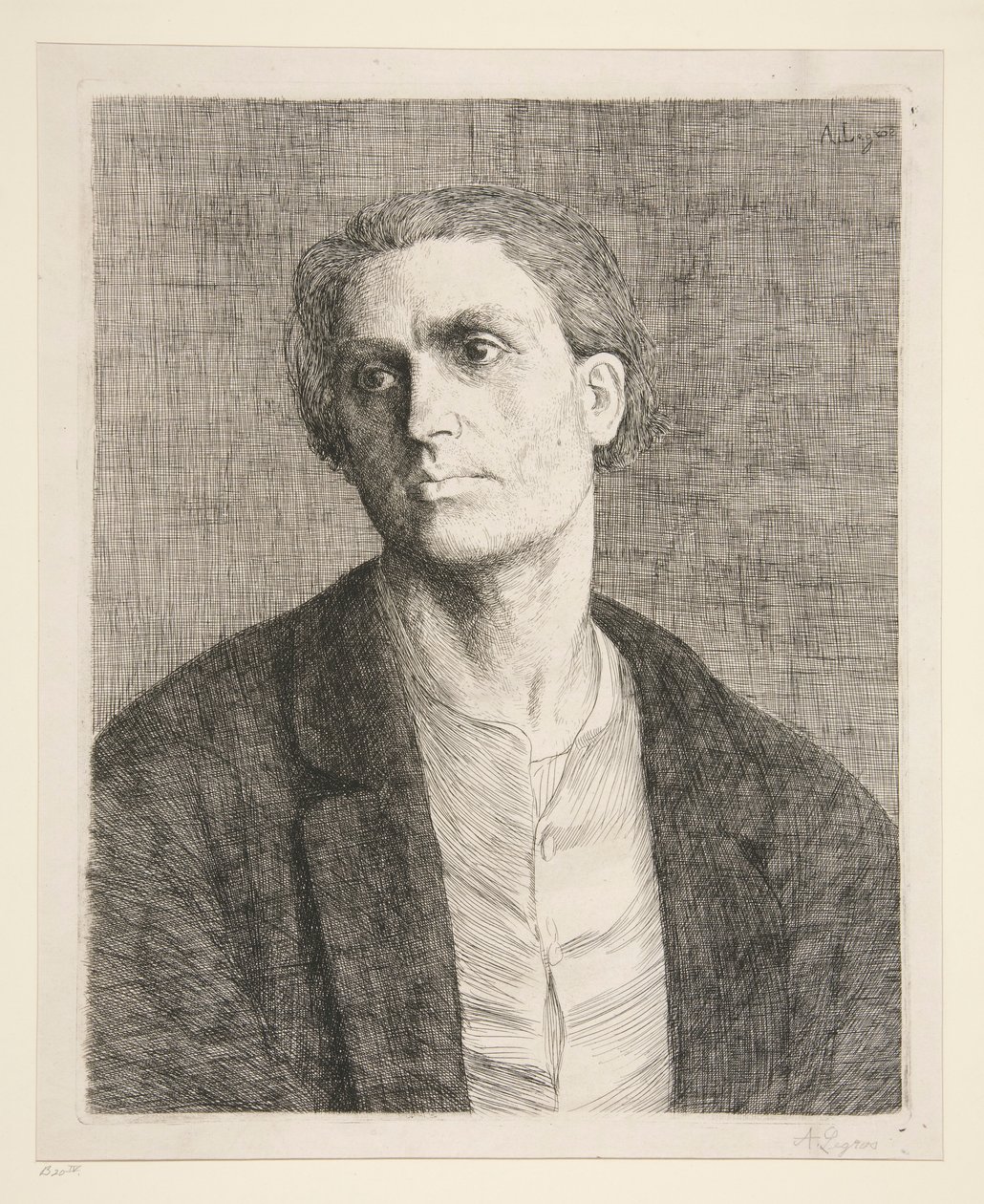 Study of a Head by Alphonse Legros: Buy fine art print