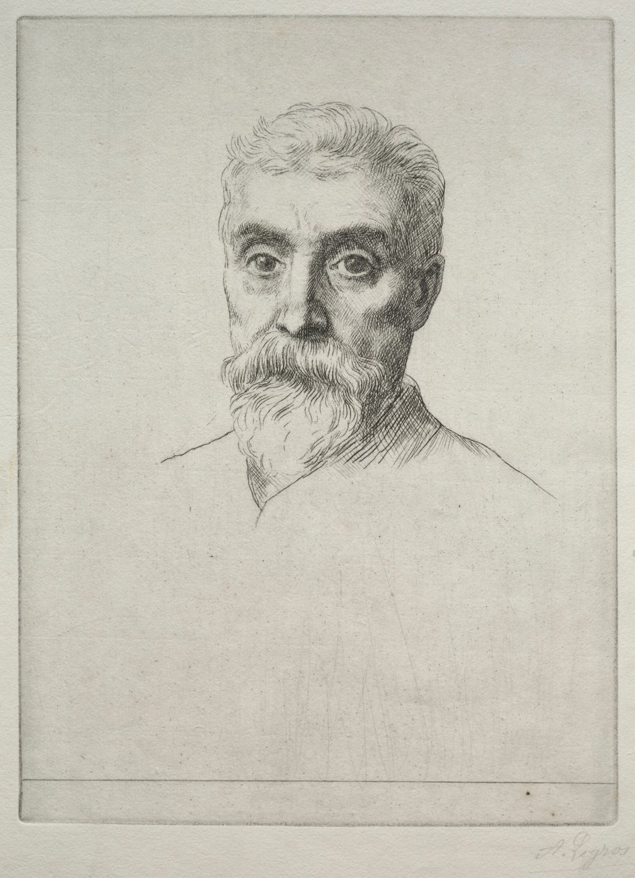 Portrait of Sir Hiram S. Maxim by Alphonse Legros
