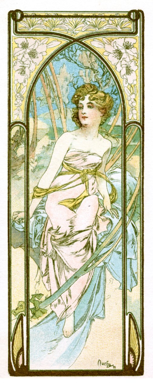 Brightness of Day by Alphonse Mucha: Buy fine art print