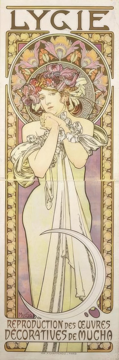 Lygie – Reproduction of Mucha's Decorative Works