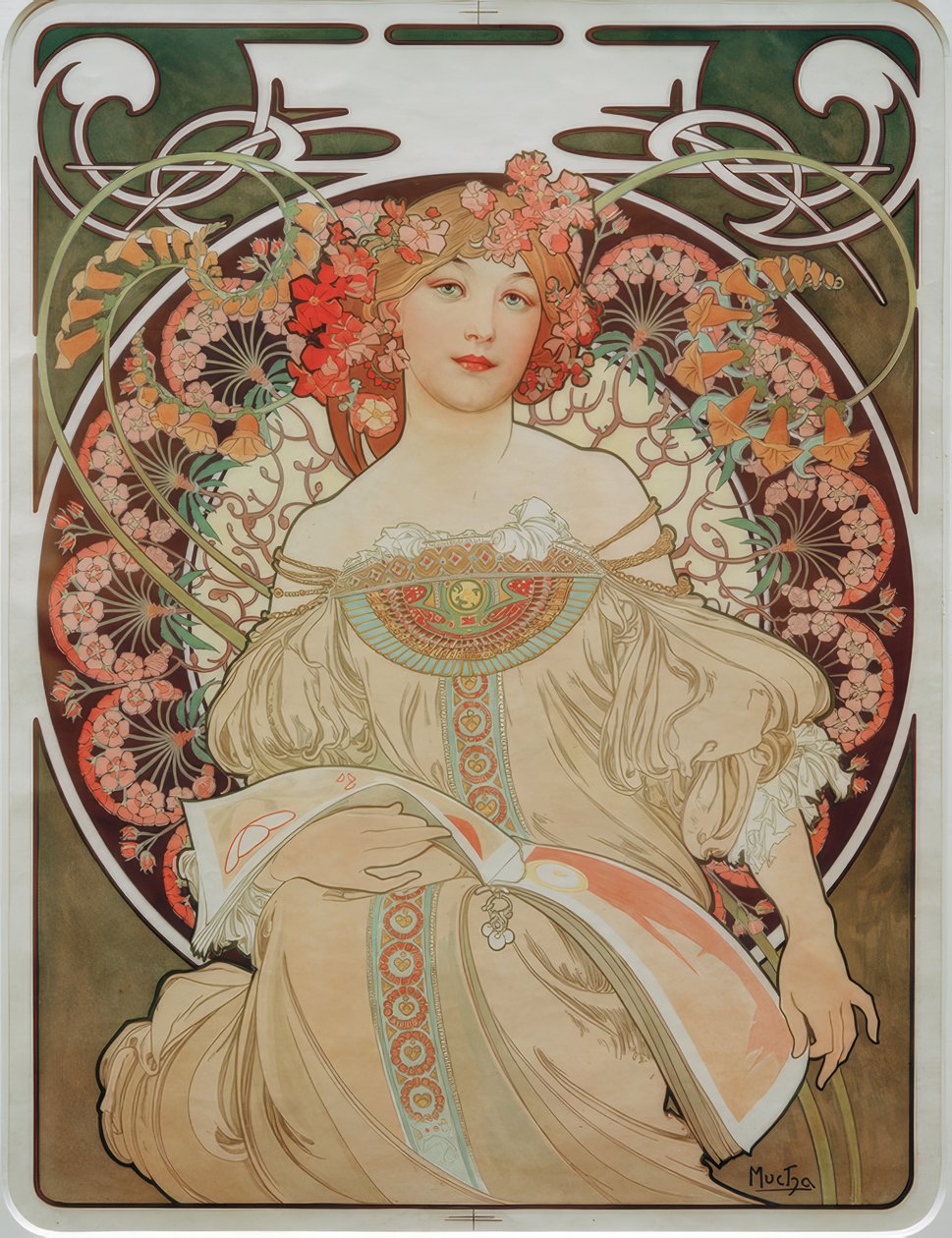 Reverie by Alphonse Mucha: Highest-quality art reproduction