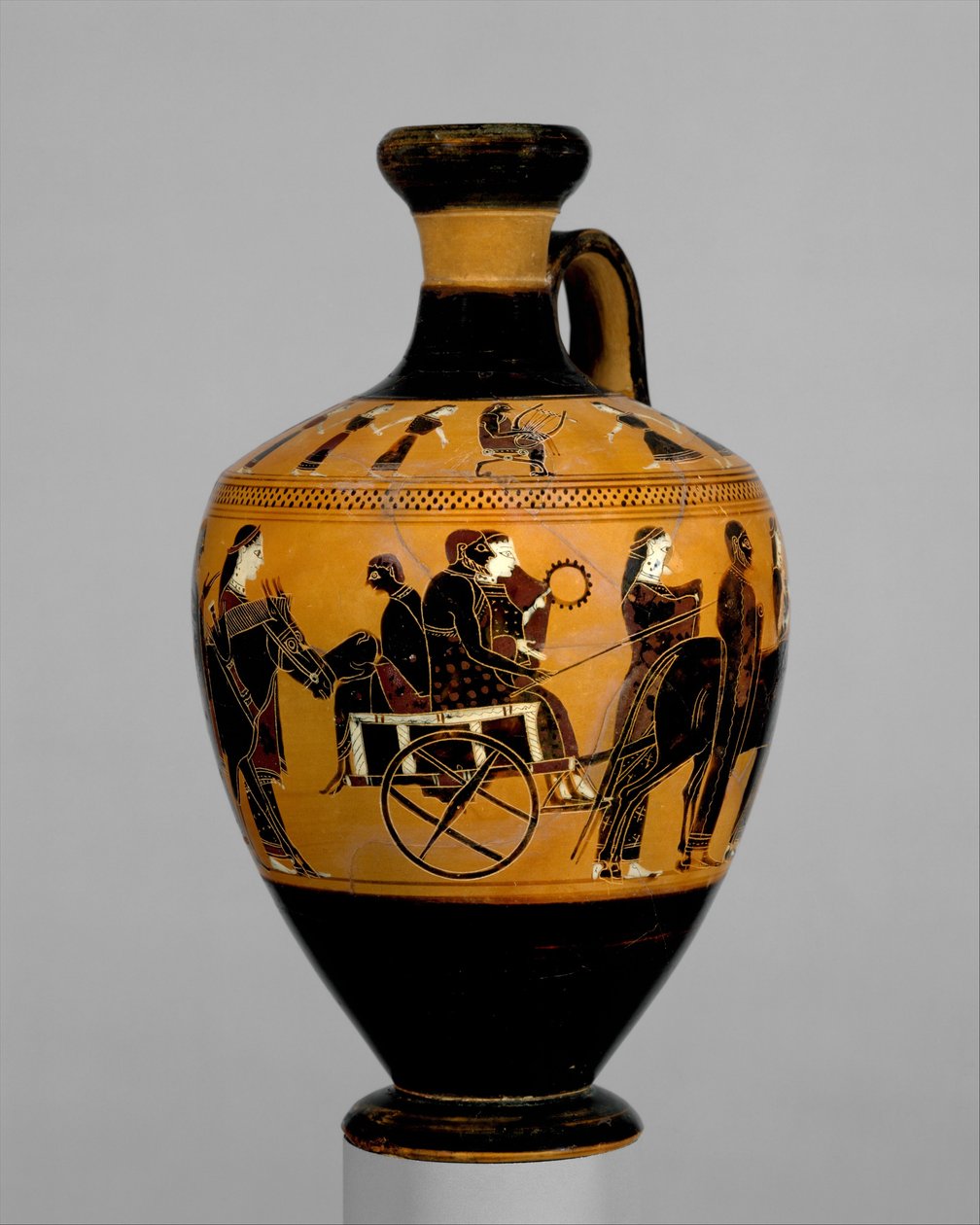 Terracotta Lekythos by Amasis Painter: Buy fine art print