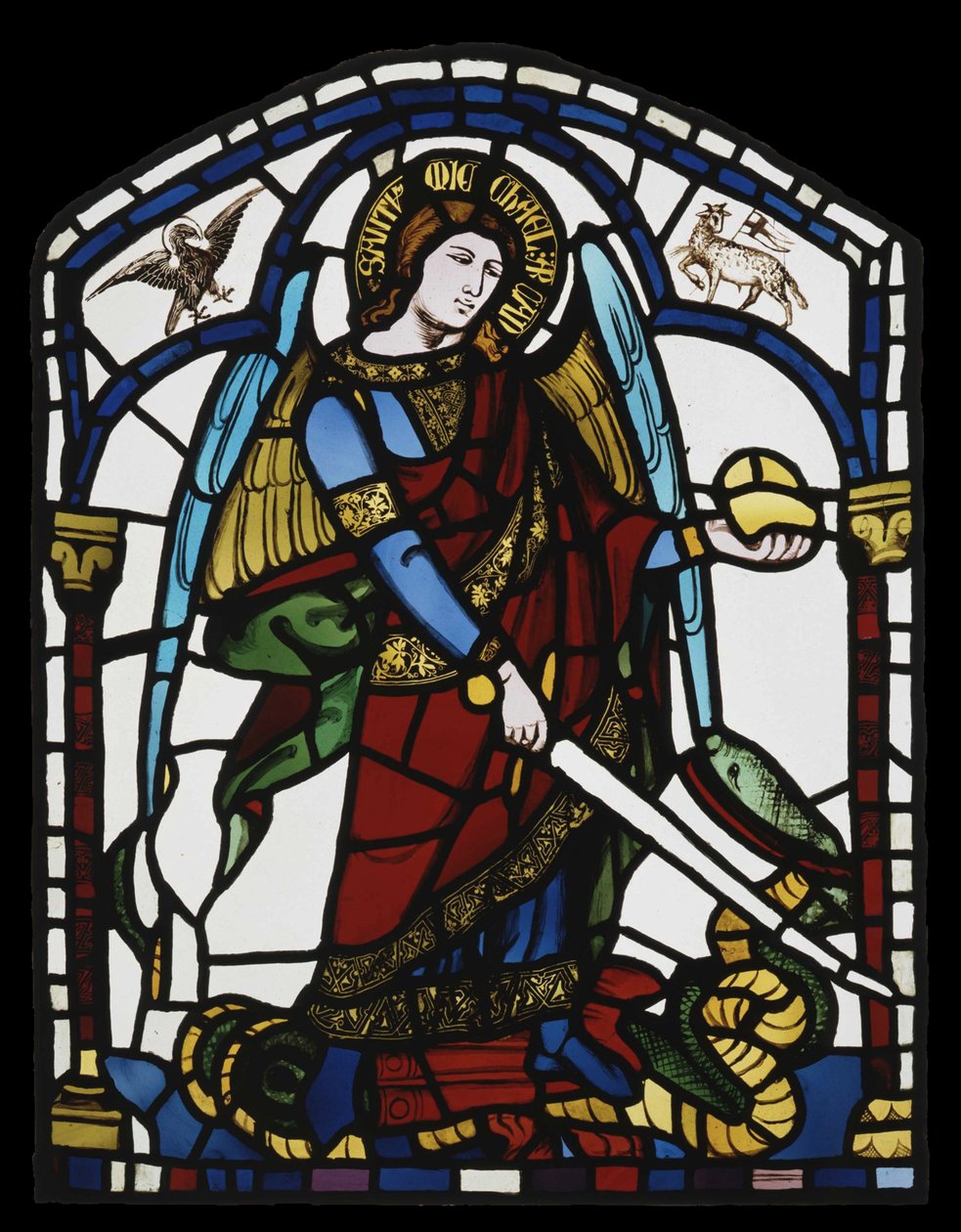 Stained Glass Angel Michael St. Michael The Archangel – St. Mary's