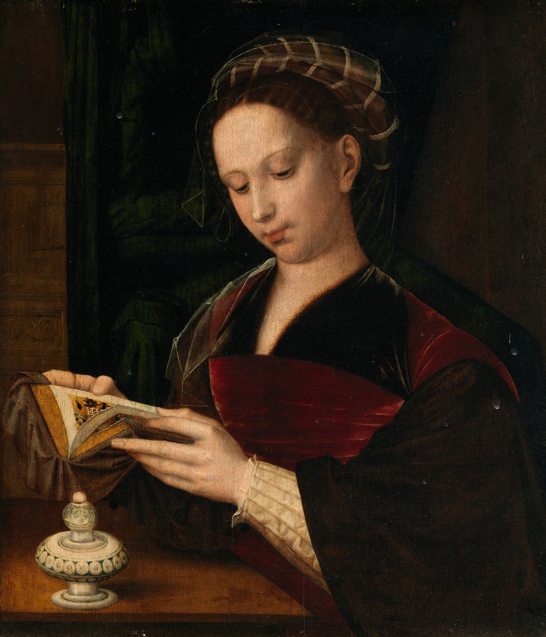 The Magdalen Reading by Ambrosius Benson: Fine art print