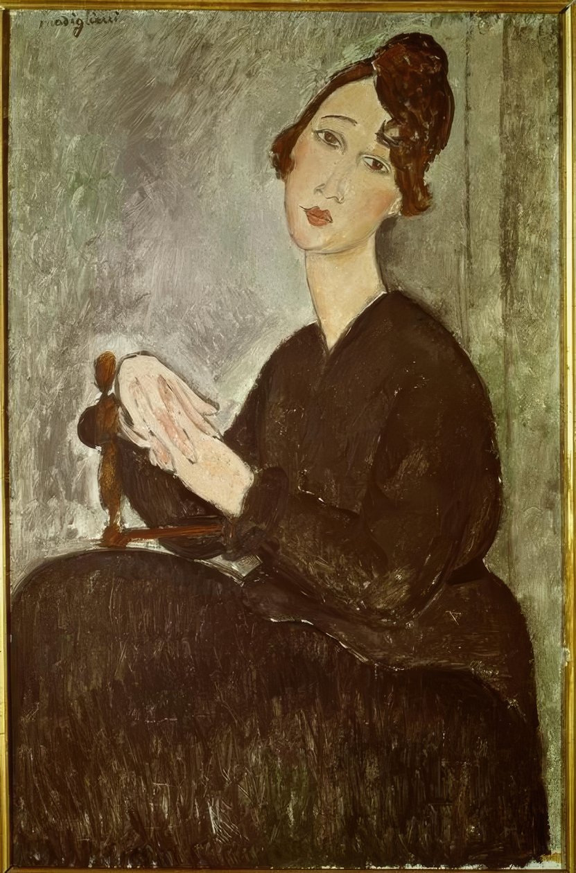 Portrait of Dedie (Odette Hayden) by Amedeo Modigliani