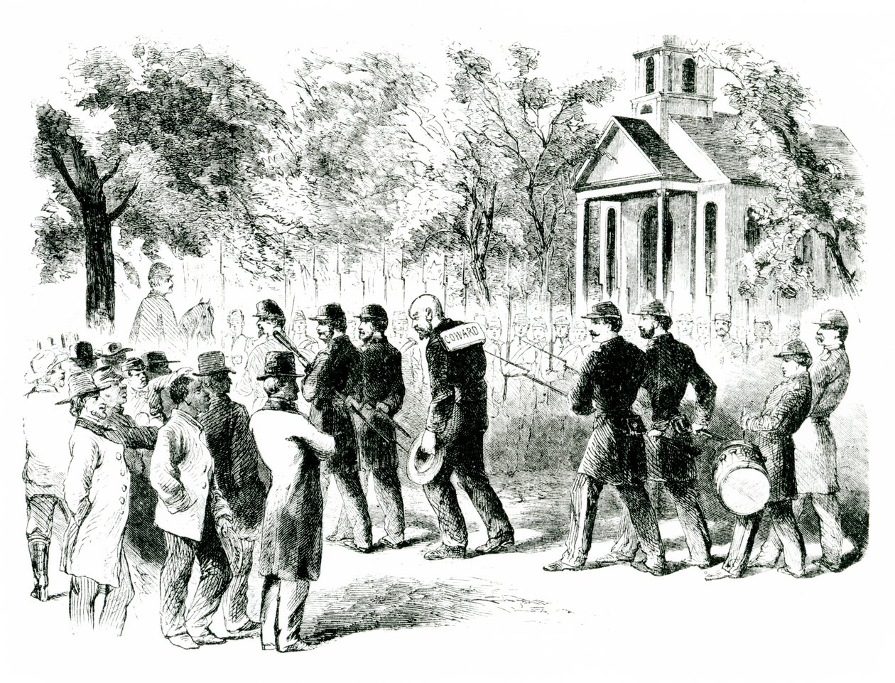 Civil War deserter by American School: Buy fine art print