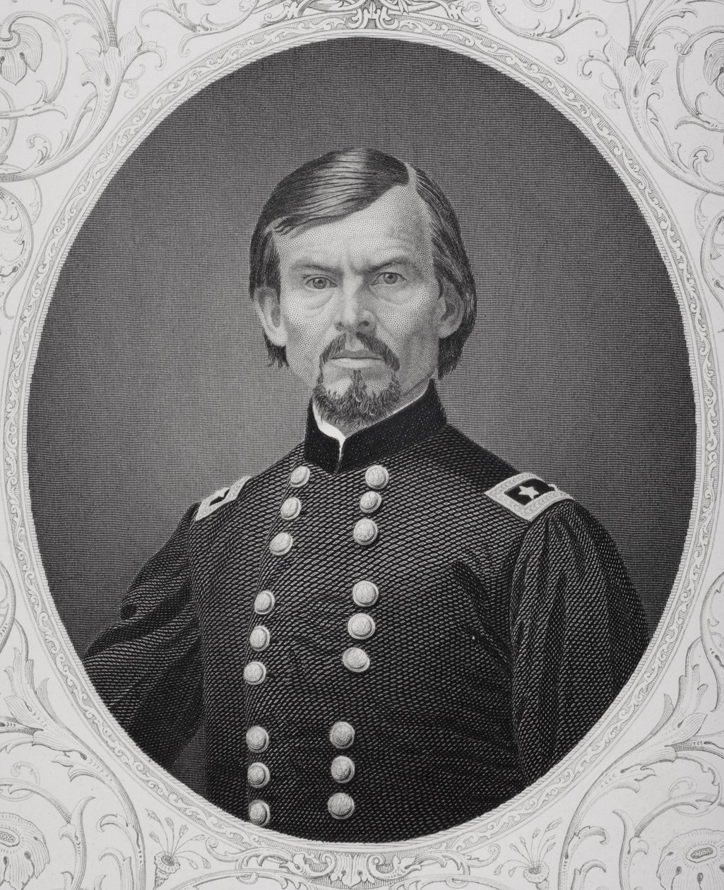Portrait of Franz Sigel by American School: Fine art print