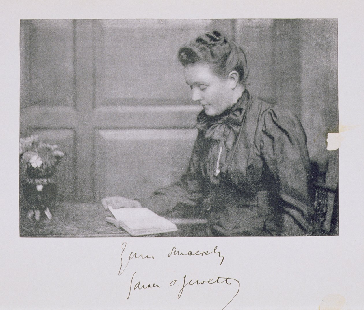 Portrait of Sarah Orne Jewett by American School