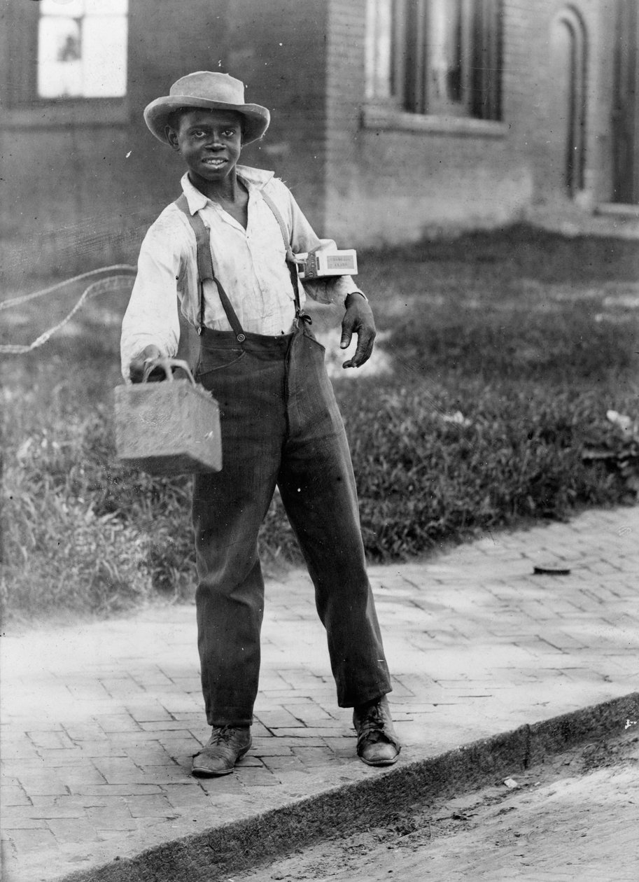 African American Shoeshine Boy, c.1899