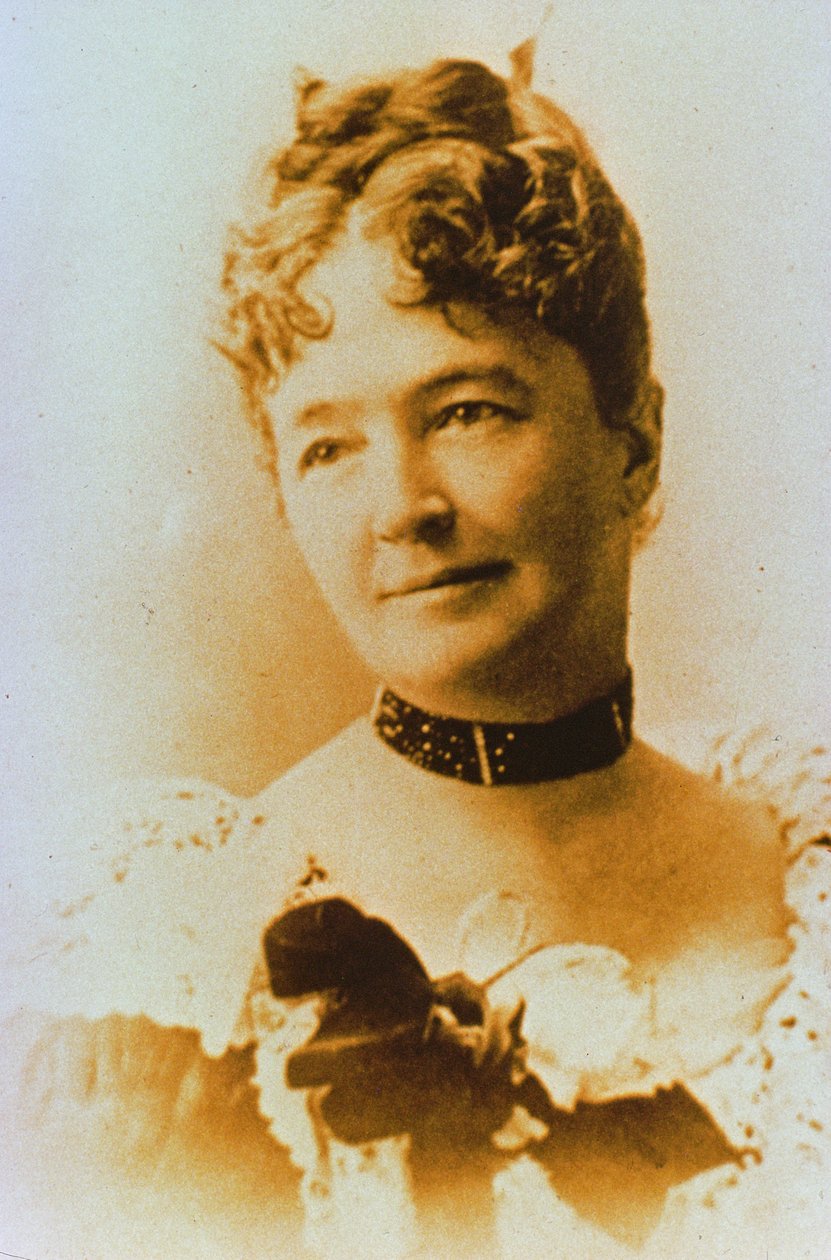 Elizabeth Bacon Custer (1842-1933) wife of General George A. Custer (1839-76)