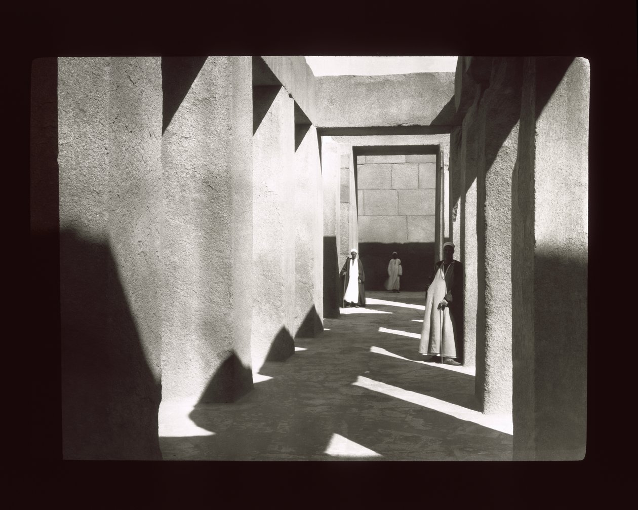 Gizeh - Granite temple near the Pyramid of Khephren