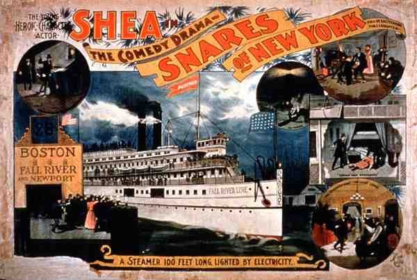 Advertisement for 'The Snares of New York', Comedy Drama Starring The ...