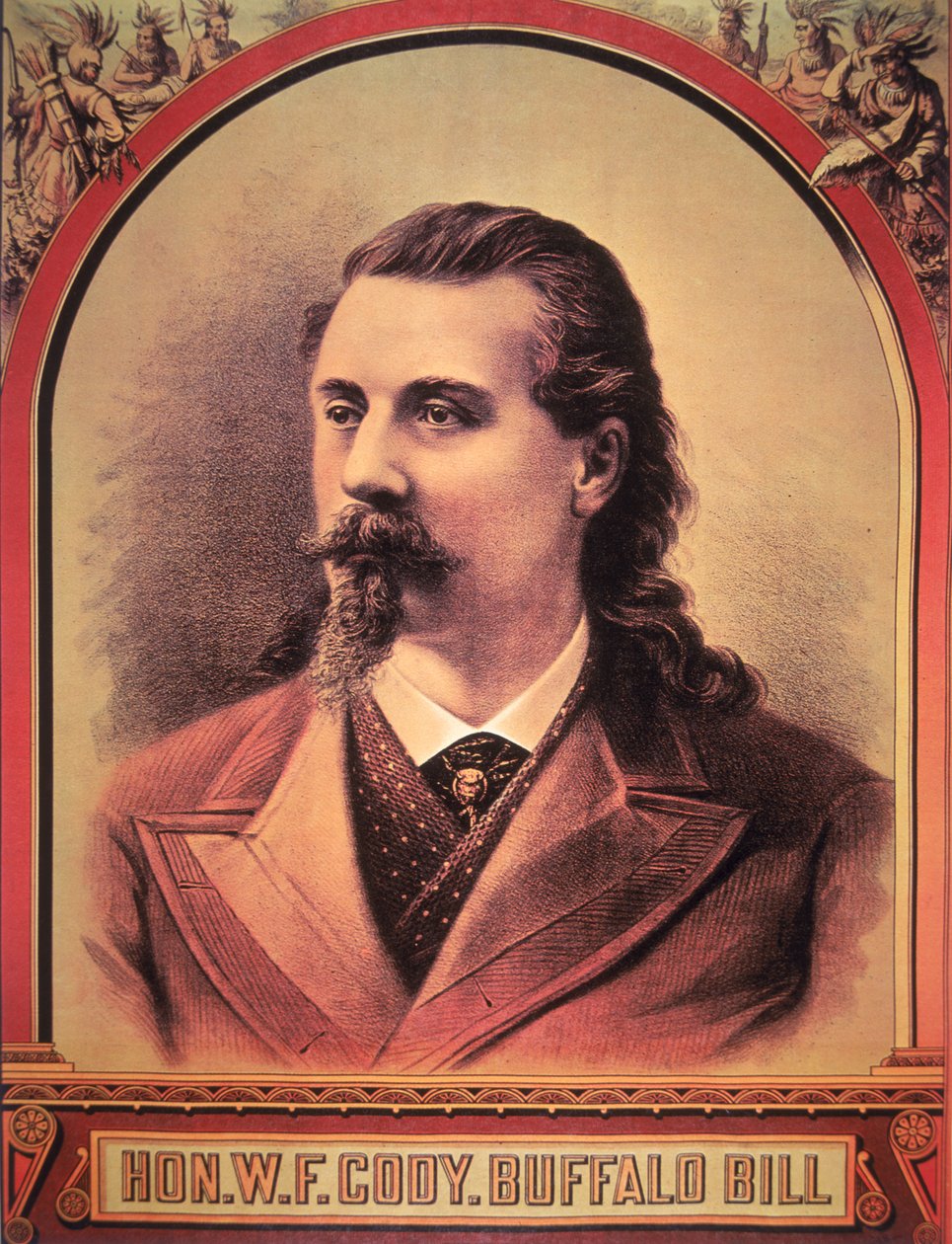 Buffalo Bill, 1886 by American School: Buy fine art print