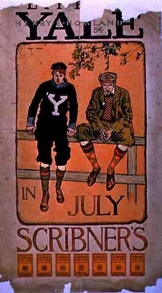 Life at Yale, Poster Advertising the July Edition of Scribner's Magazine