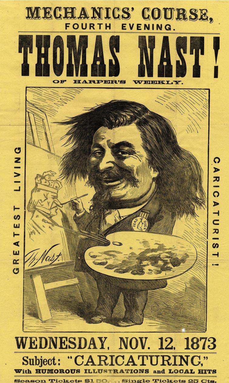Mechanics Course, Fourth Evening. Thomas Nast!