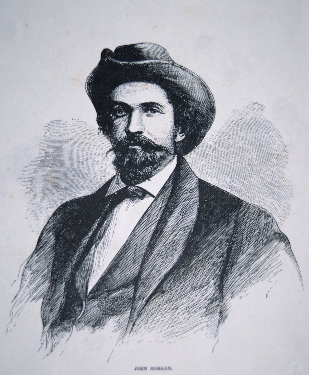 Portrait of John Hunt Morgan (1825-64) by American School