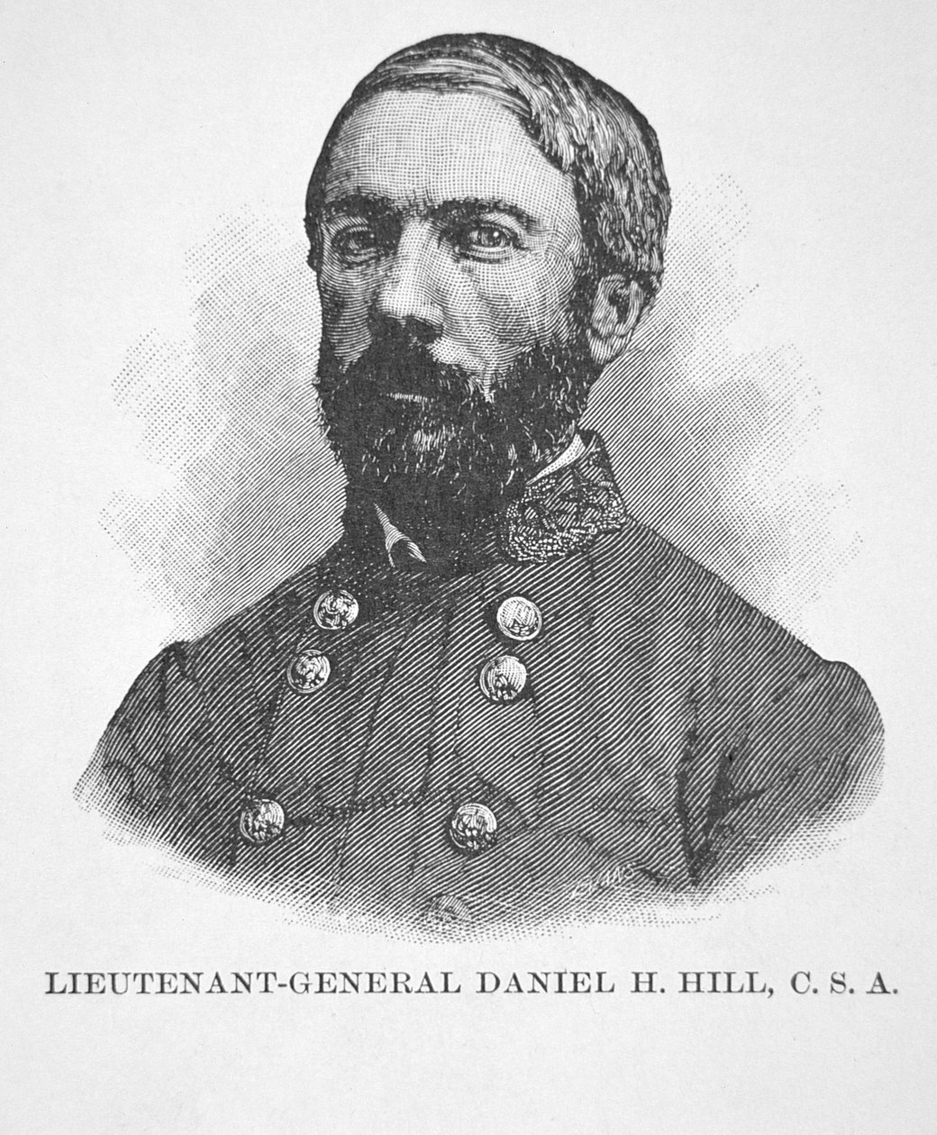 Portrait of Lieutenant General Daniel H. Hill