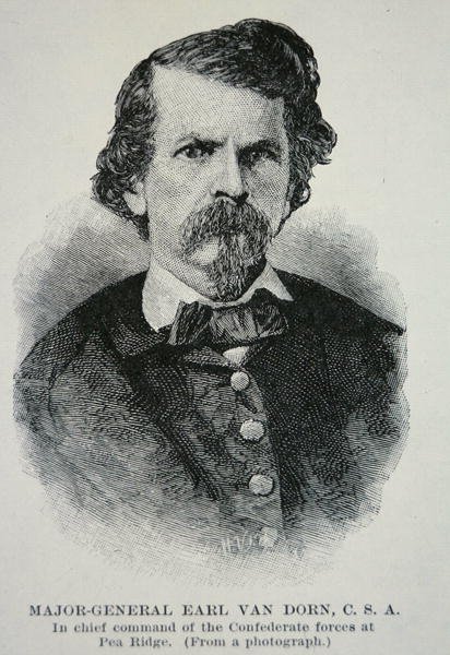 Portrait of Major General Earl Van Dorn by American School