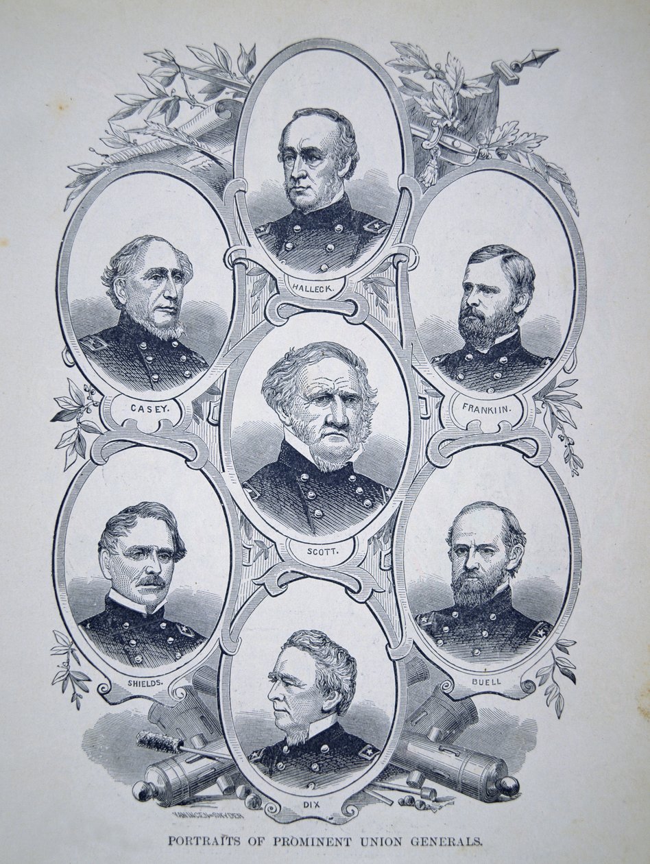 Seven Prominent Generals from the American Civil War