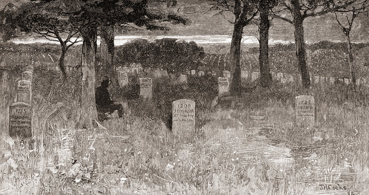 Soldiers' Graves at Arlington National Cemetery, Arlington County ...
