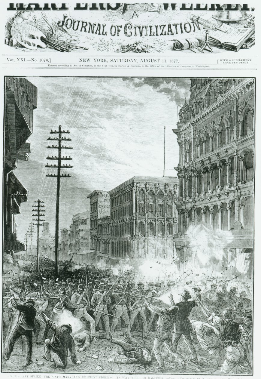 The Great Strike: The Sixth Maryland Regiment Fighting Its Way Through ...