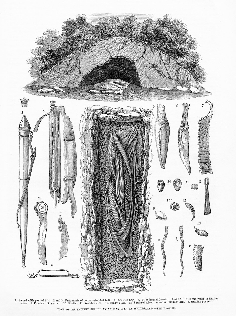 Tomb of a Scandinavian Magician at Hvidegaard