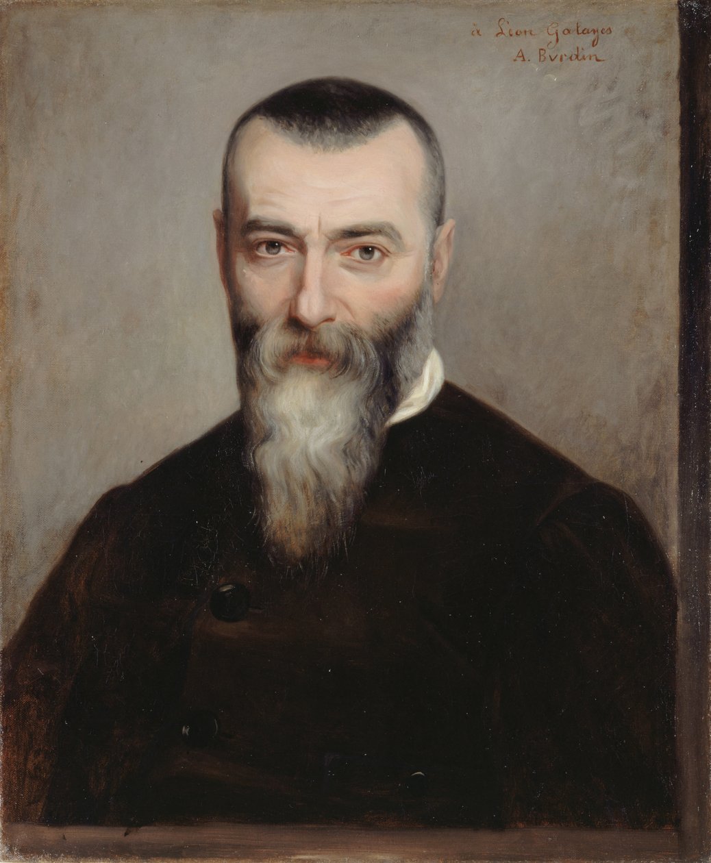 Portrait of Alphonse Karr by Amélie Burdin