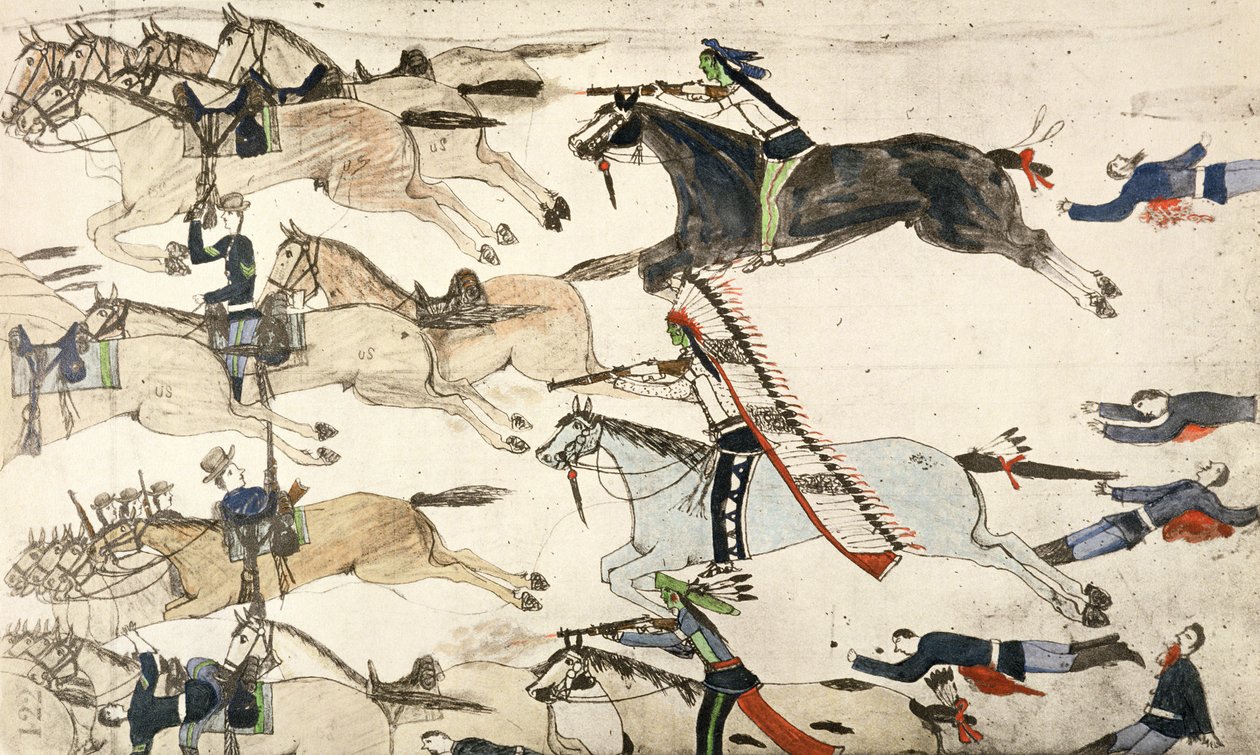 Retreat of Major Marcus Reno's command