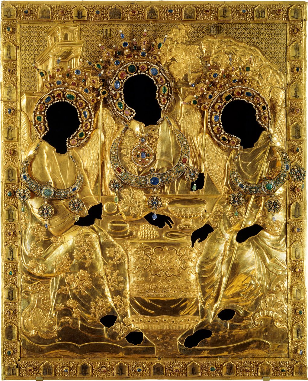Cover for the Holy Trinity icon by Ancient Russian Art