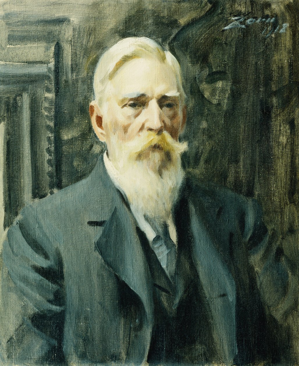 Portrait of Carl Axel Soderlund by Anders Leonard Zorn