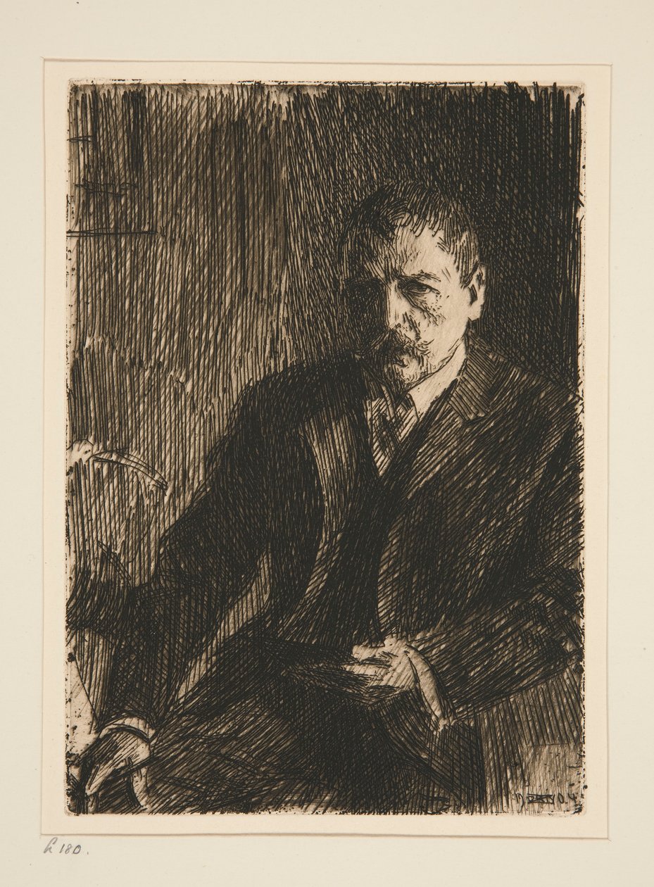 Self-Portrait I by Anders Leonard Zorn: Buy fine art print